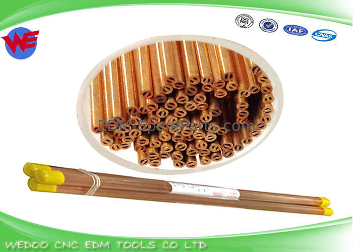Precision EDM Copper Tube With Double Hole 0.8 X 400 For EDM Drilling ...