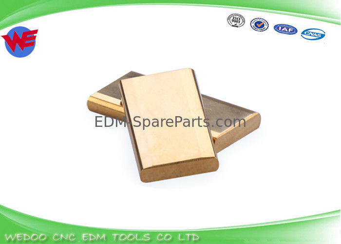 Durable Chmer Titanize EDM Carbide / Power Feed Contact CH010T 35x18x5 Mm