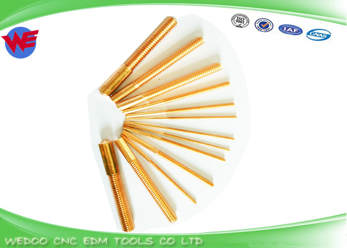 Durable EDM Threading Electrodes M8 Copper Thread Tapping 70 Mm Total ...