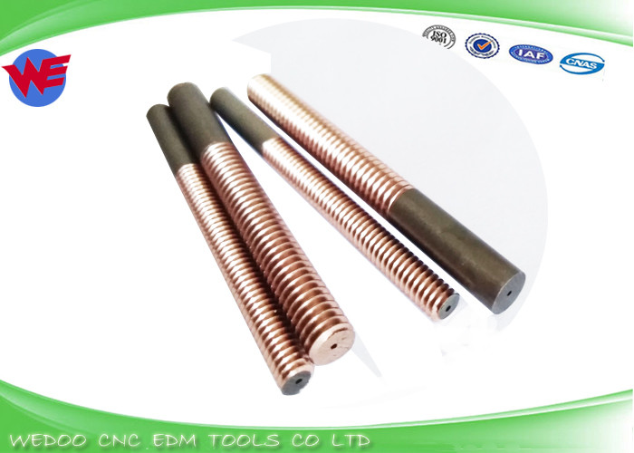 M8 Copper EDM Drill Electrodes , Rod Shape Copper Electrode For EDM