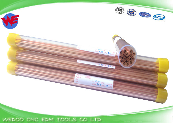 Precision Multi Hole EDM Copper Tubes 5.0mm Dia Tubing For Drilling Machine