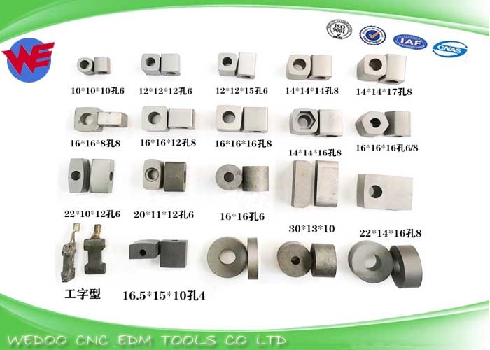 POWER CONTACTER EDM Wire Cut Power Feed Contact Square Shape Conductive ...