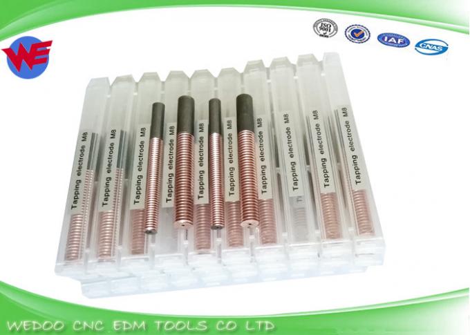 M8 Copper EDM Drill Electrodes , Rod Shape Copper Electrode For EDM