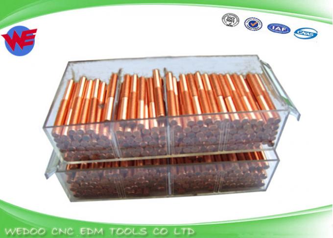 Durable EDM Threading Electrodes M8 Copper Thread Tapping 70 Mm Total ...